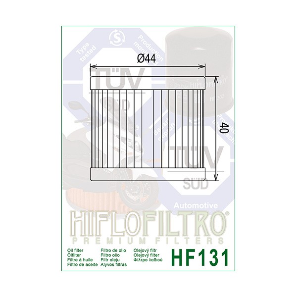 FILTRO DE ACEITE HIFLOFILTRO HF-131
